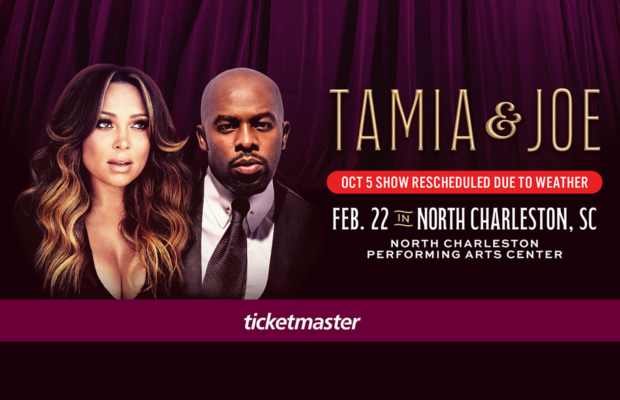 RESCHEDULED TO FEB. 22: Tamia & Joe at the PAC – Heaven FM